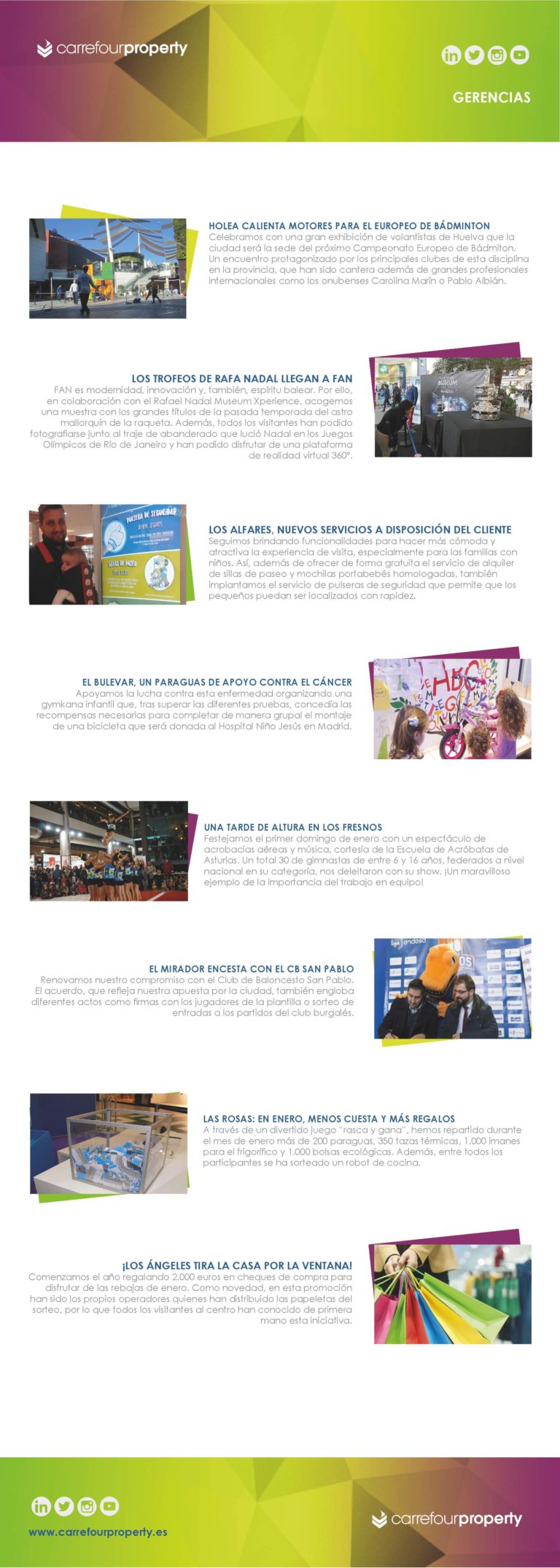 Newsletter Enero – Carrefour Property Espana